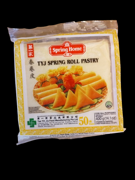 Spring Home TYJ Spring Roll Pastry 6" (150mm) 50 Sheets 400g Frozen ...